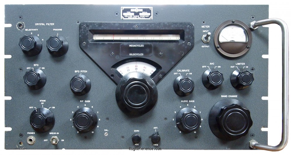 Collins 51J-3, Desktop Shortwave receiver | RigReference.com