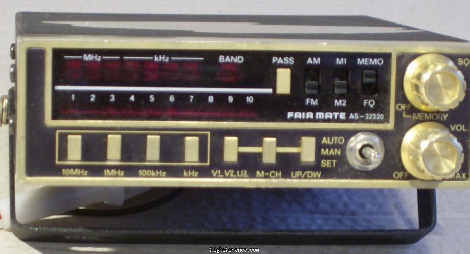 Fair Mate AS-32320, Mobile VHF/UHF Scanner / receiver | RigReference.com