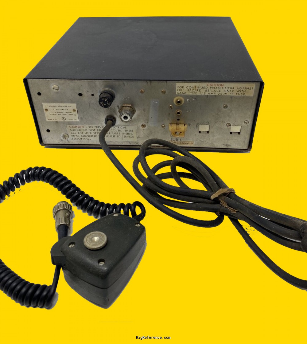 E.F. Johnson Messenger 4230, Desktop Transceiver | RigReference.com