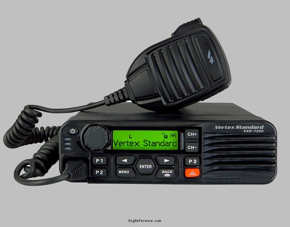 Vertex Standard VXD-7200, Dual band FM Transceiver | RigReference.com