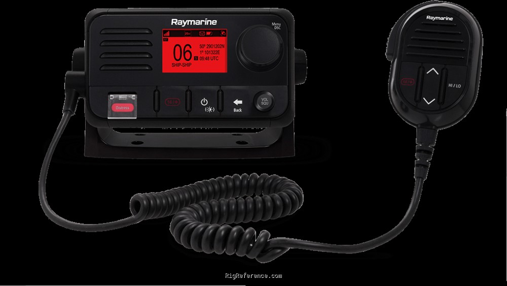 Raymarine RAY53, Mobile VHF Marine Transceiver | RigReference.com