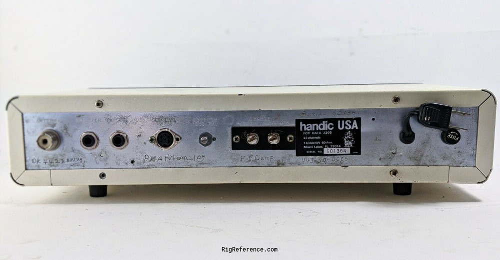 Handic 2305, Mobile CB Transceiver | RigReference.com