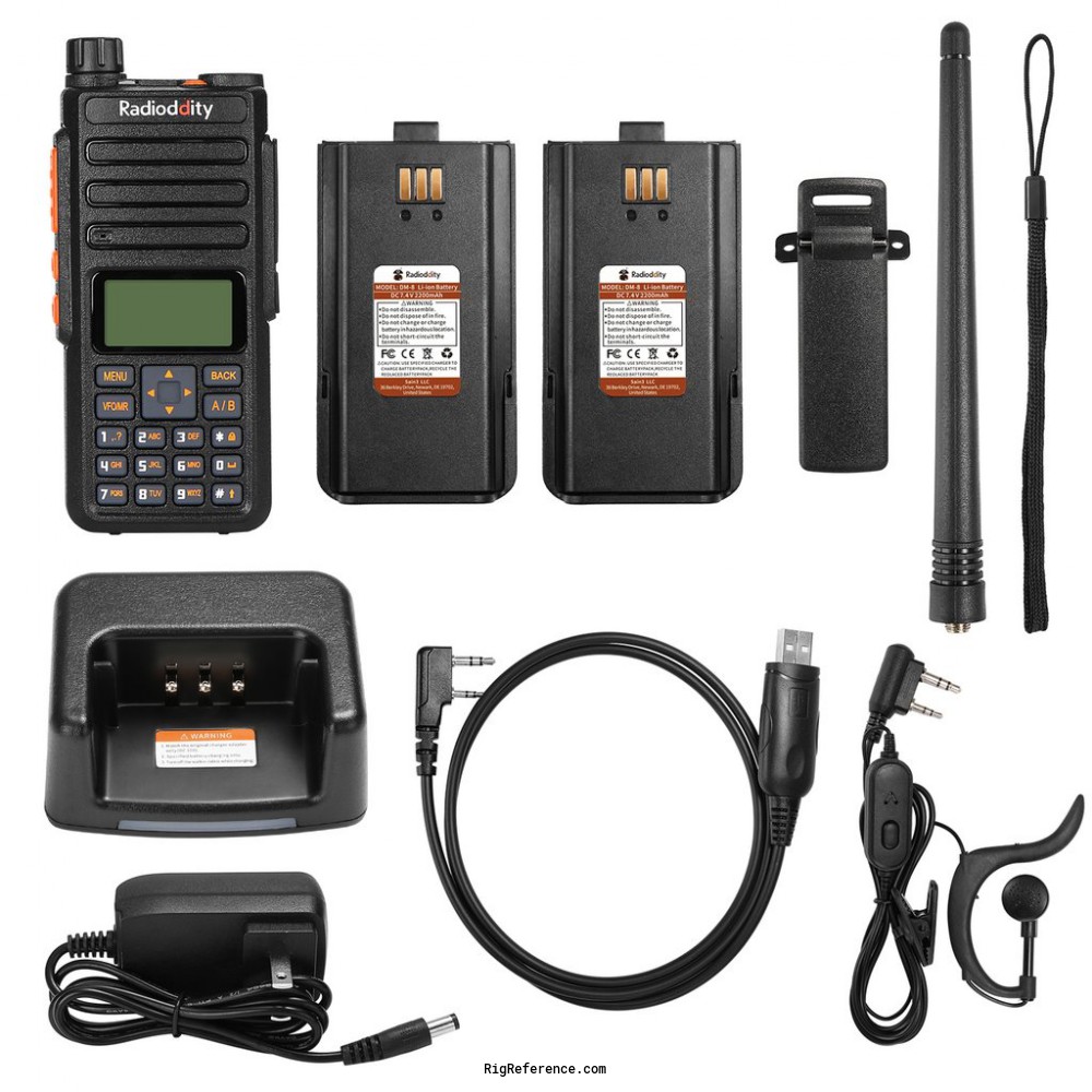 Radioddity GA-510, 10 W handheld dual-band transceiver | RigReference.com