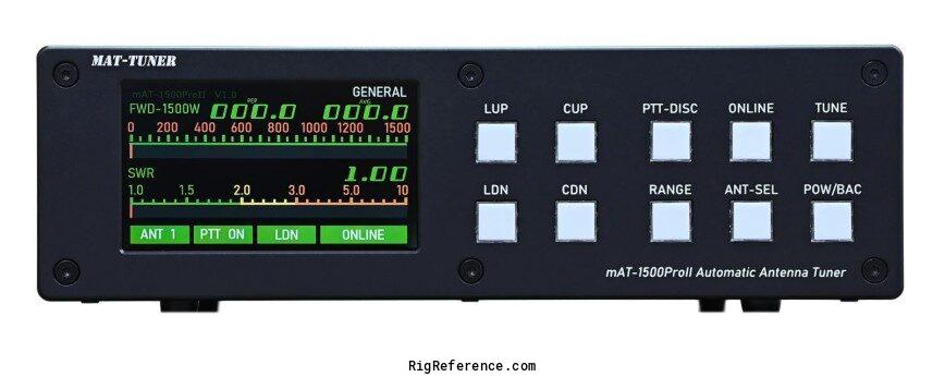 MAT-TUNER mAT-1500ProII, Amateur Base Station Antenna tuner ...