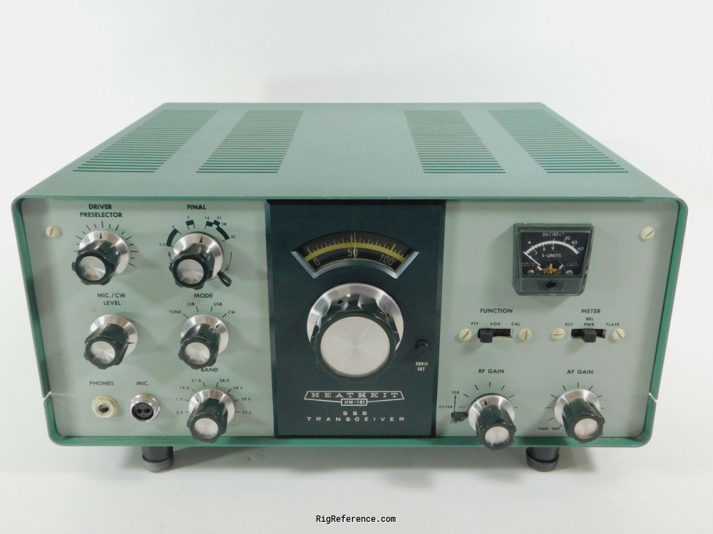Heathkit HW-101, Desktop Shortwave Transceiver | RigReference.com