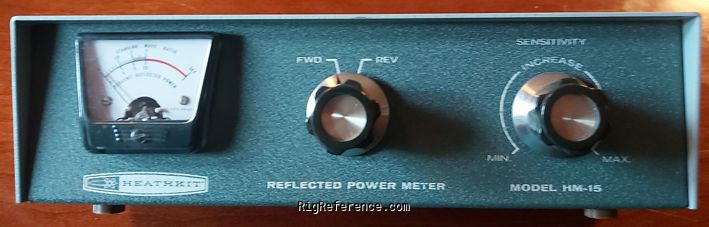 Heathkit HM-15, HF Power / SWR-meter | RigReference.com