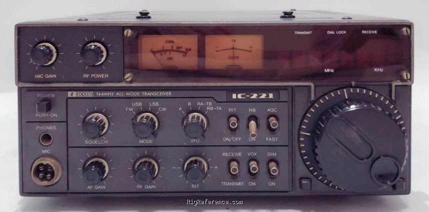 ICOM IC-221, Mobile VHF Transceiver | RigReference.com