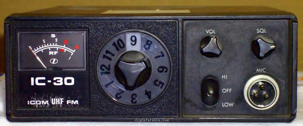 ICOM IC-30, UHF Transceiver | RigReference.com