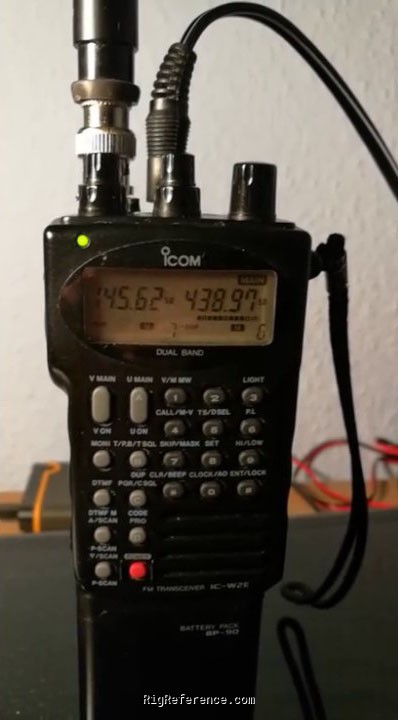 ICOM IC-W2E, Handheld VHF/UHF Transceiver | RigReference.com