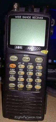 AOR AR-8200 Mk3, Handheld HF/VHF/UHF Scanner / receiver | RigReference.com