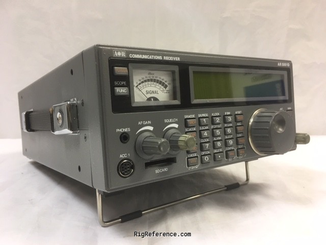 AOR AR-5001D, Desktop HF/VHF/UHF Scanner / receiver | RigReference.com