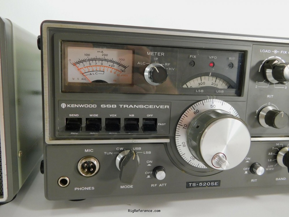 Kenwood TS-520SE, Desktop Shortwave Transceiver | RigReference.com