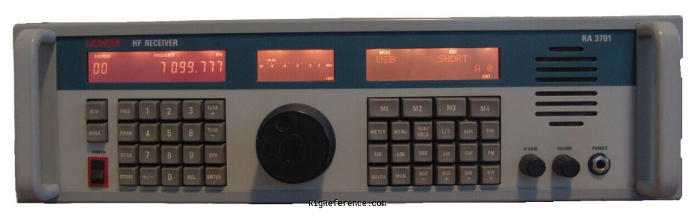 Racal RA-3701, Desktop Shortwave receiver | RigReference.com