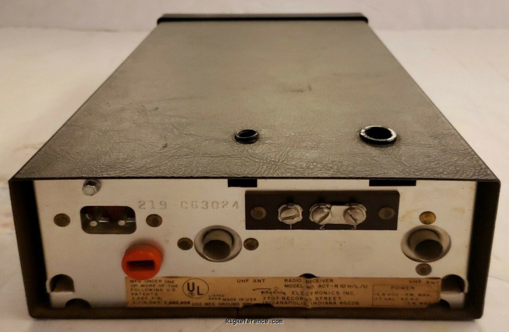 Regency ACT-10R, Desktop Scanner / receiver | RigReference.com