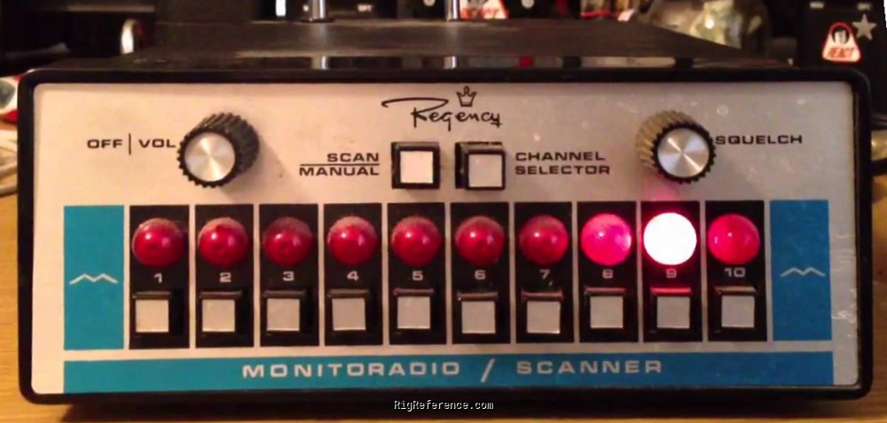 Regency ACT-10R, Desktop Scanner / receiver | RigReference.com