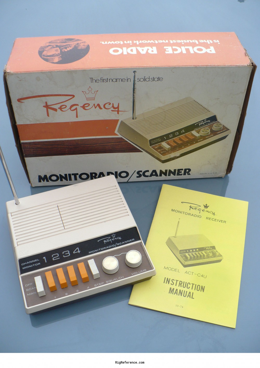 Regency C4U, 4-channel UHF Scanner | RigReference.com