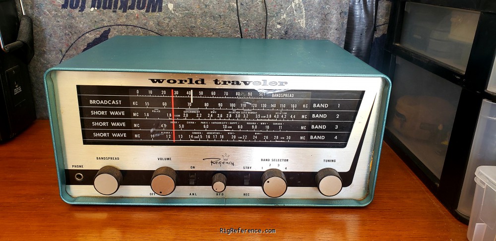 Regency WT-4, Desktop Shortwave receiver | RigReference.com
