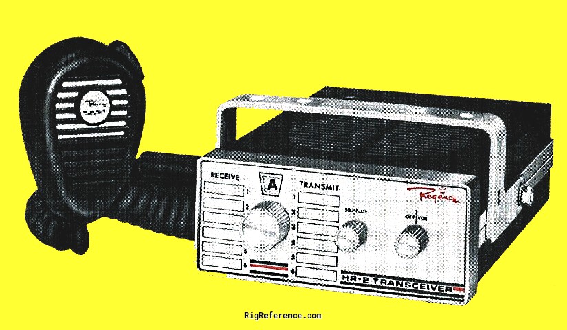 Regency HR-2, 2 meter transceiver | RigReference.com