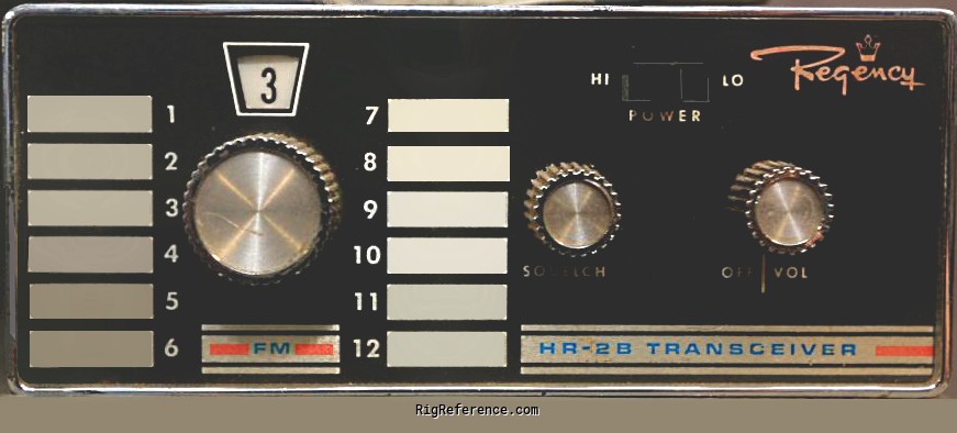 Regency HR-2B, 2 meter transceiver | RigReference.com