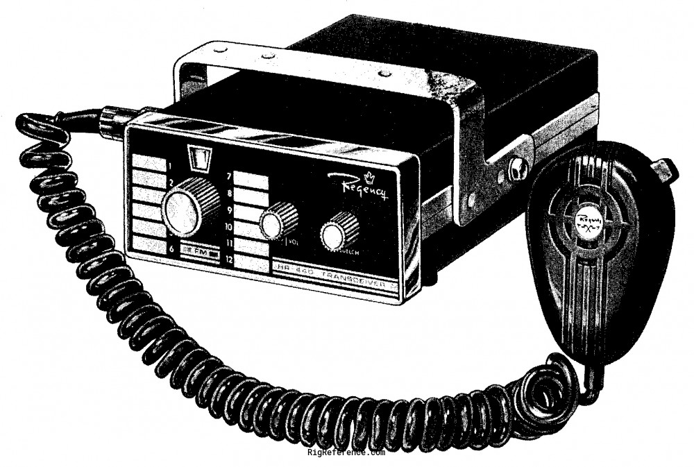 Regency HR-440, 440 MHz transceiver | RigReference.com