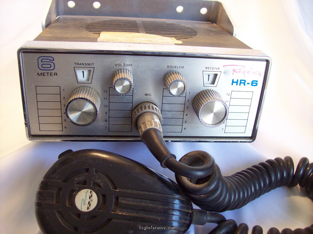 Regency HR-6, 6 m transceiver | RigReference.com