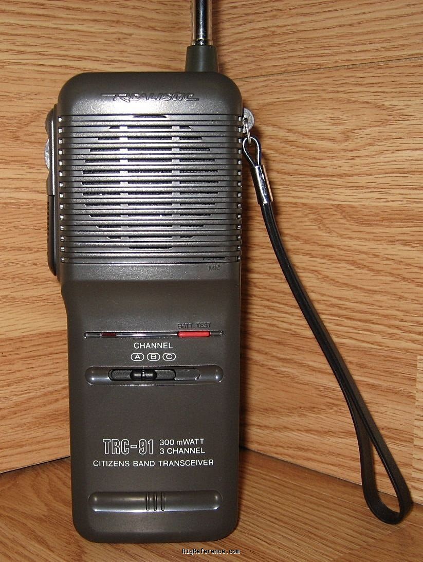 RadioShack / Realistic TRC-91, Handheld Transceiver | RigReference.com
