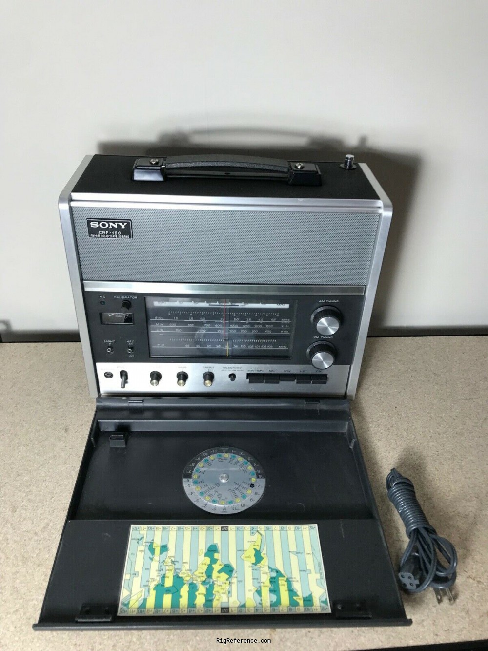 Sony CRF-150, Handheld HF/VHF Receiver | RigReference.com