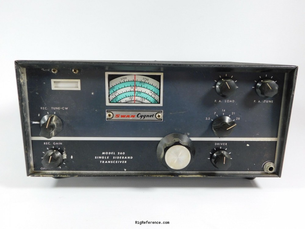 Swan (Cubic) 260 Cygnet, HF Transceiver | RigReference.com