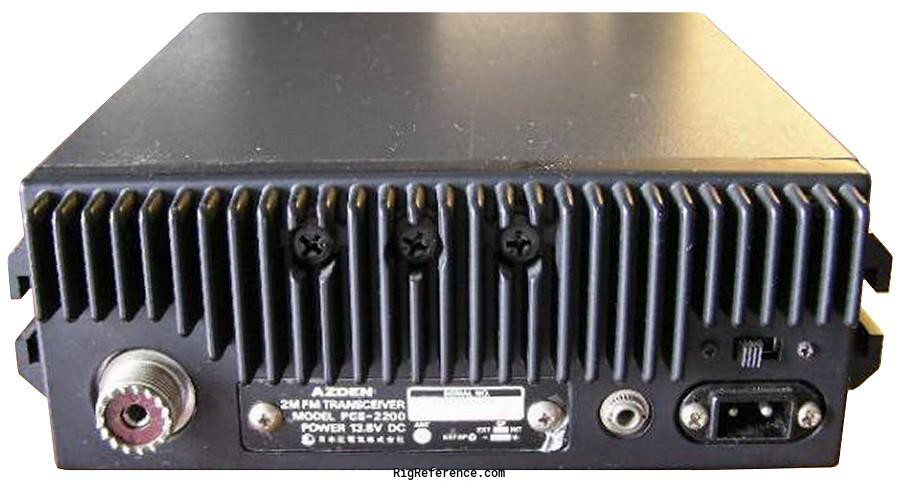 Azden PCS-2200, Mobile VHF Transceiver | RigReference.com