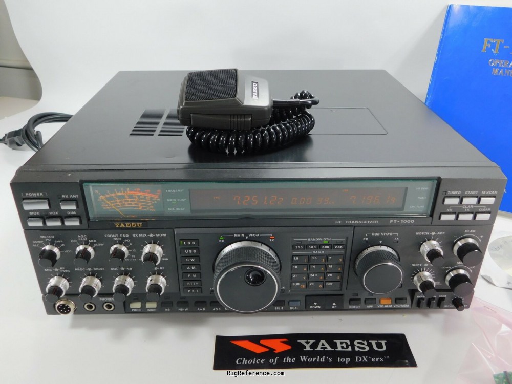 Yaesu FT-1000D, Desktop Shortwave Transceiver | RigReference.com