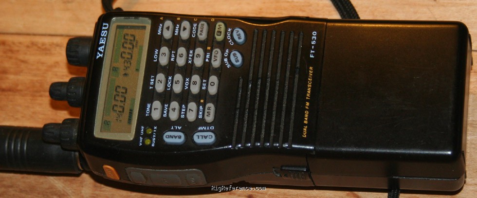 Yaesu FT-530, Handheld VHF/UHF Transceiver | RigReference.com